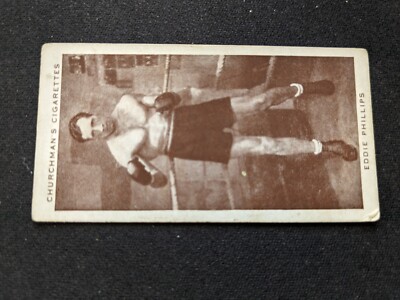 1938 Churchman's Boxing Personalities Card # 33 Eddie Phillips (VG) | eBay