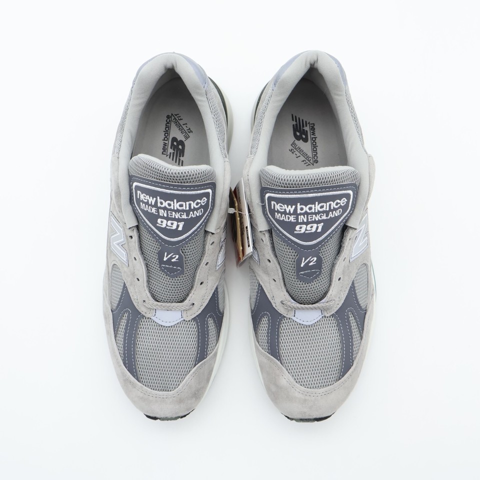 U991GL2 New Balance 991V2 Gray MiUK Rock Ridge Grey Dove Alloy Silver ...