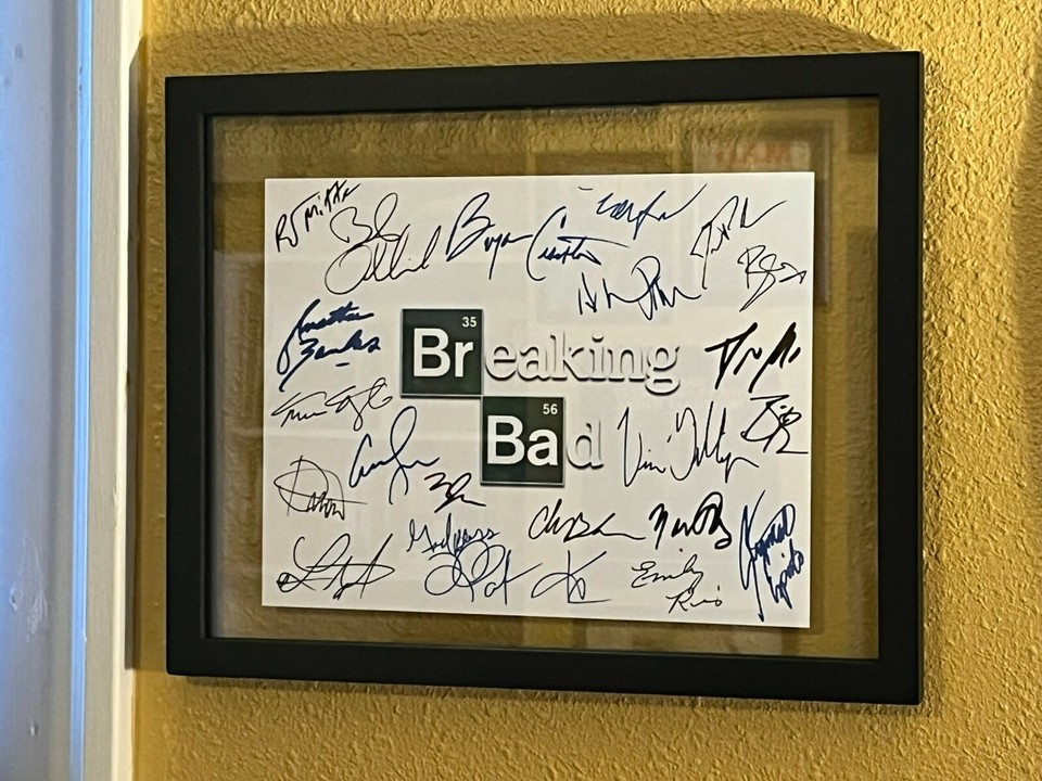 Breaking Bad Title Card Cast-Signed- 8.5x11- Autograph Reprints | eBay