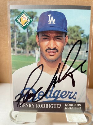 Henry Rodriguez 1991 Ultra #386 Los Angeles Dodgers RC autographed | eBay