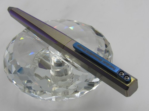 TWO SUN TITANIUM PIONEER DESIGN PURPLE GOLD TACTICAL PEN | eBay