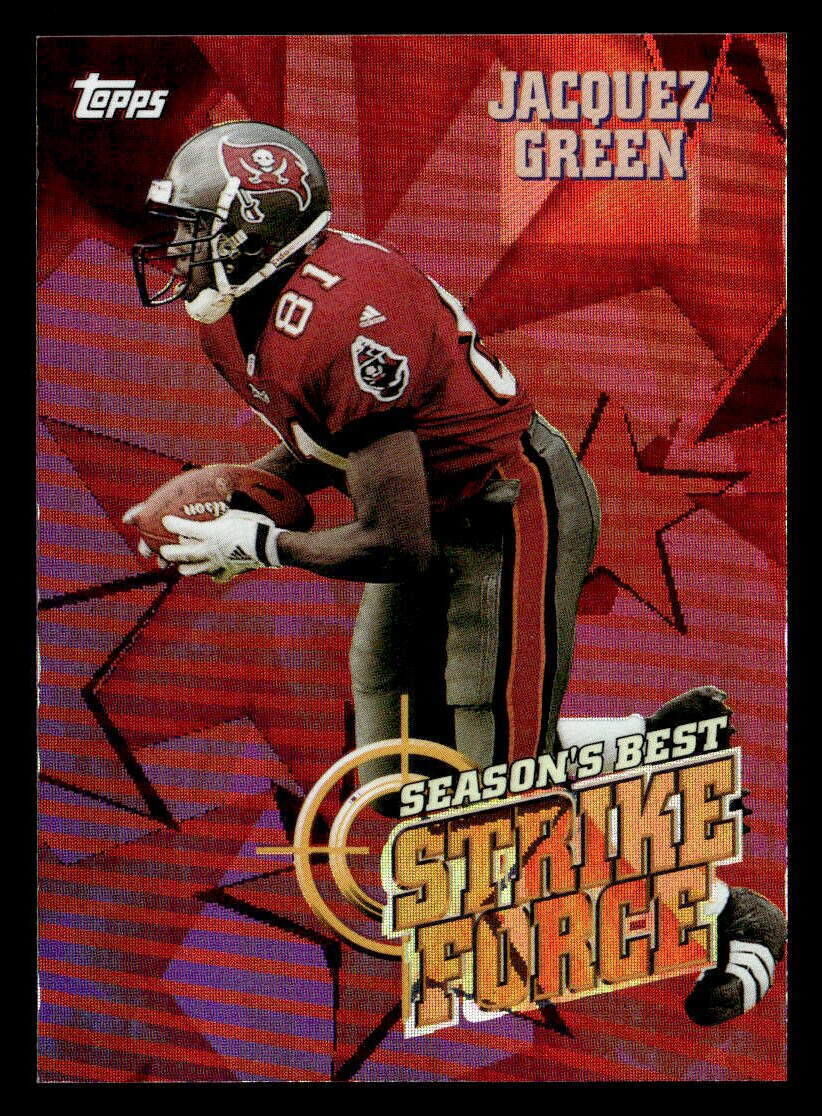 Jacquez Green 1999 Topps Season's Best Strike Force Card #SB23 Tampa ...