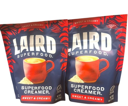 Laird Superfood Creamer Sweet & Creamy 2 Pack (8oz) Each Free Shipping ...
