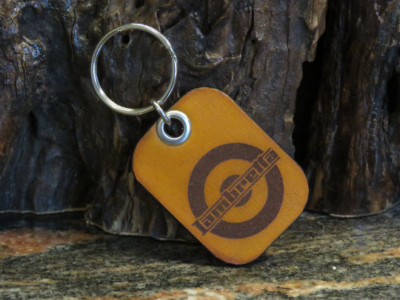 LAMBRETTA scooter motorcycle key chain Genuine leather key ring 1610 | eBay