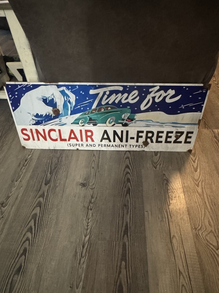 Antique style Barn Find Look Sinclair Dino Gas &Oil Service Station ...