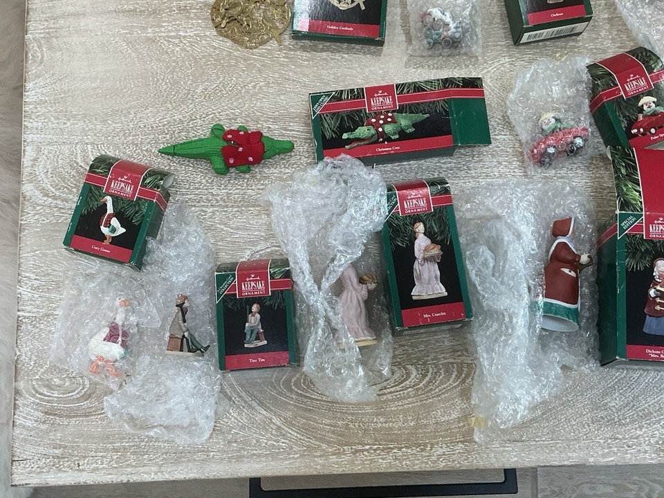 Lot of 17 Hallmark Keepsake Ornament Ebenezer Scrooge Christmas Carol ...