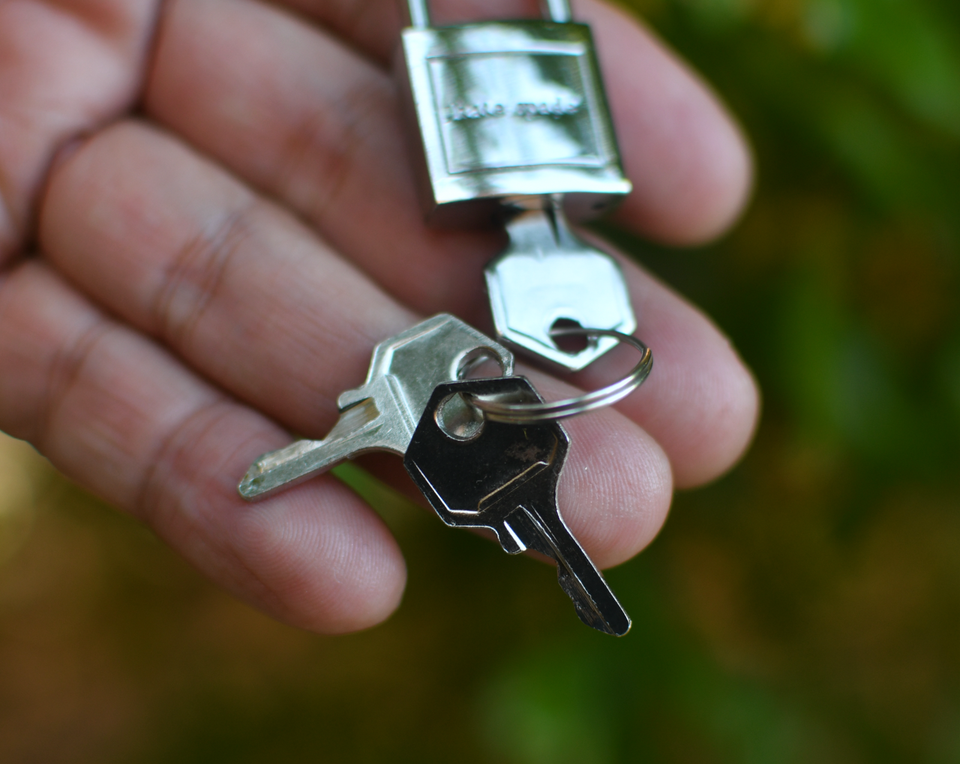 Kate Spade Lock Set (New 3-Master Keys) Chrome Lock | eBay