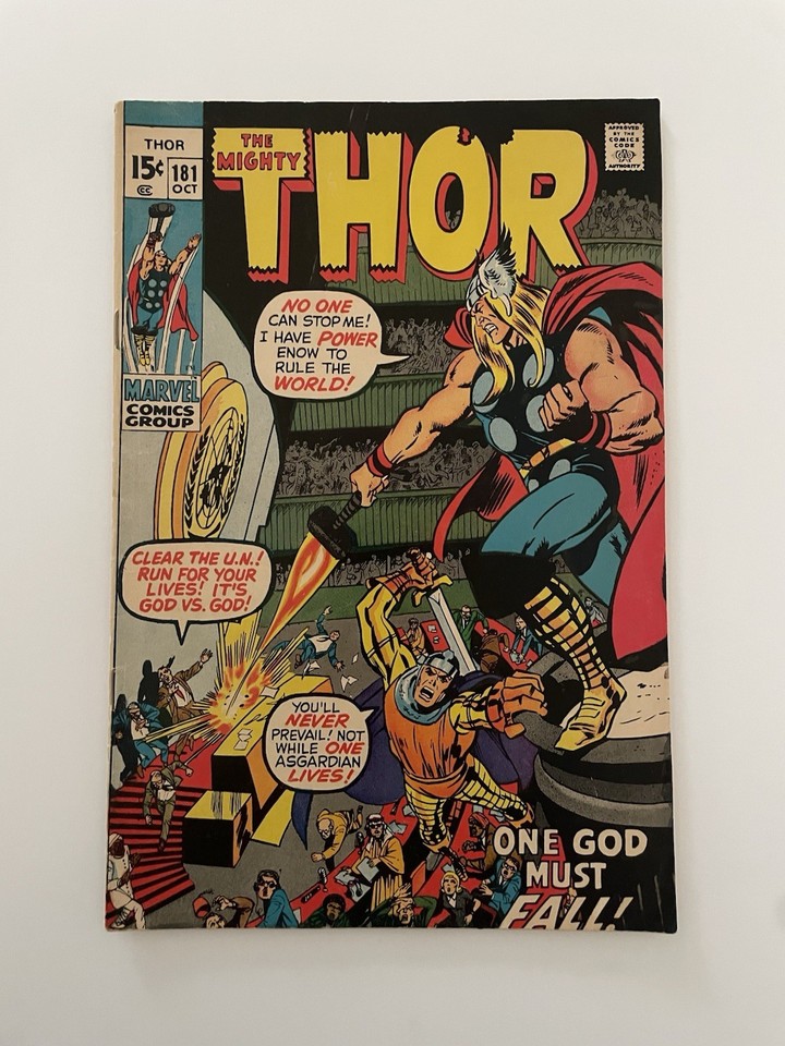 Thor #180 & 181 (1970) 15c Marvel Comics NICE SHAPE | eBay