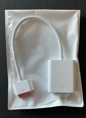 APPLE IPAD DOCK CONNECTOR TO VGA ADAPTER MODEL A1368 OEM OFFICIAL | eBay