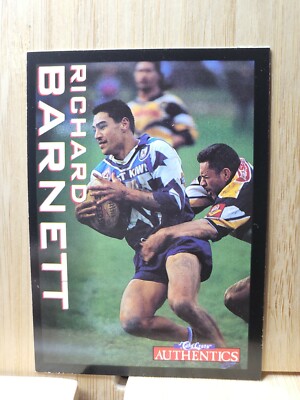 RICHARD BARNETT🏆1995 Card Crazy Authentics #61 Rugby League Superstars ...