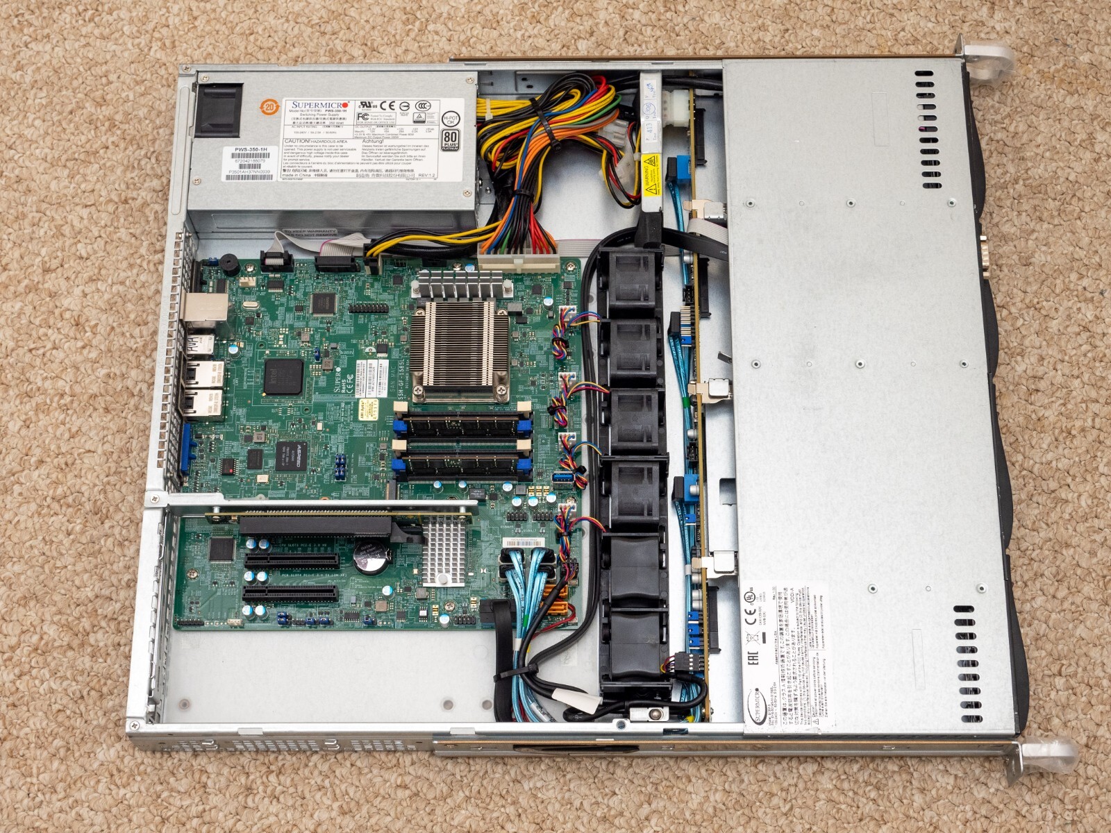 Supermicro 5019S-M-G1585L 1U Server X11SSH-GF-1585L Xeon E3-1585L v5 ...