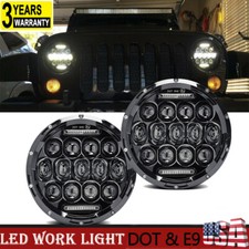 M998 LED Heated Head Light 7" Round H1 HMMWV Humvee Truck-Lite 07496 ...