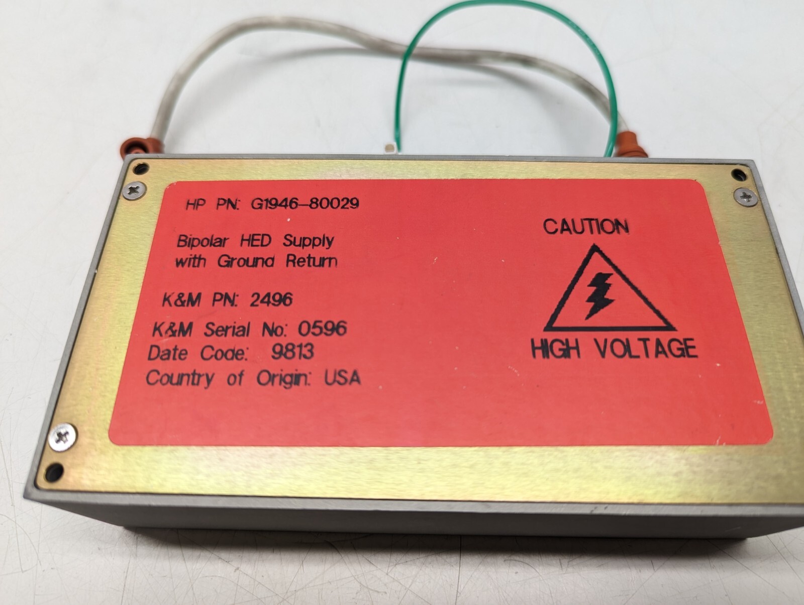 HP / Agilent G1946-80029 K&M 2496 HED Supply with Ground Return | eBay