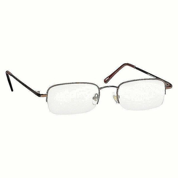 3 Pair 2.00 Foster Grant Harrison Brown Metal Semi Rimless Reading ...