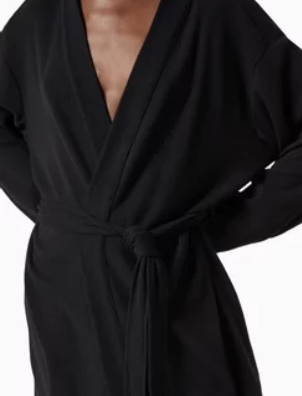 Kim Kardashian SKIMS Waffle Robe, Onyx Large | eBay