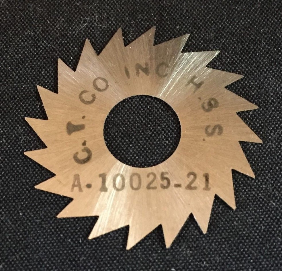 Circular Tool Co. 1-1/8 x 0.010 x 3/8 20T HSS Slitting Slotting Saw | eBay