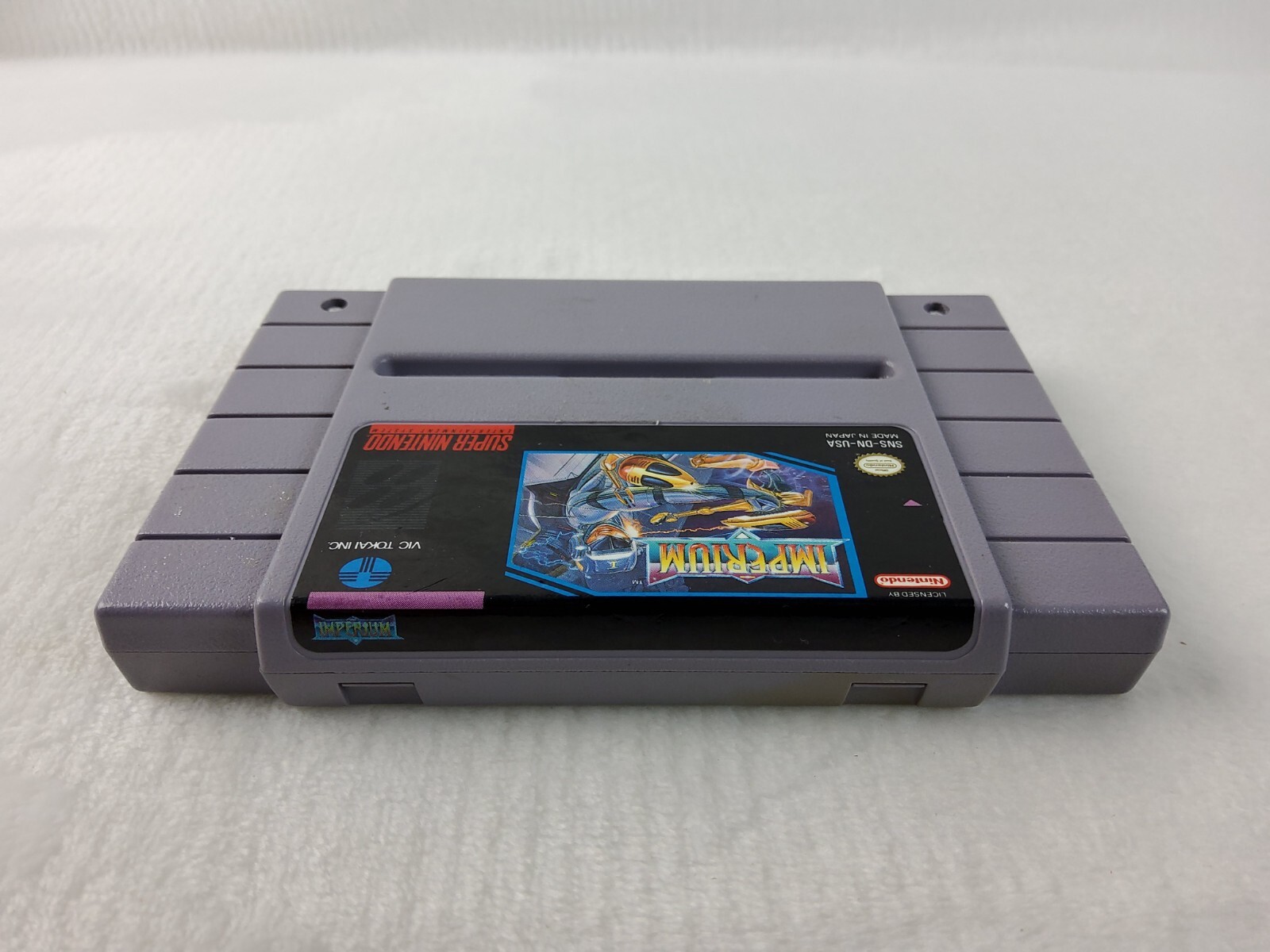 Imperium (Super Nintendo SNES, 1992) Authentic Vic Tokai Game Cartridge ...