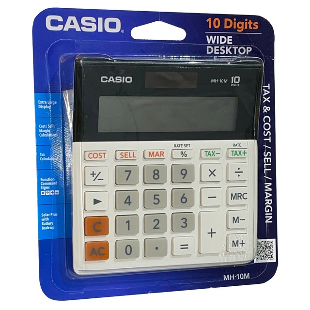 Casio Mh-10m Simple Calculator 10 DIGIT Desktop MH10M for sale online ...