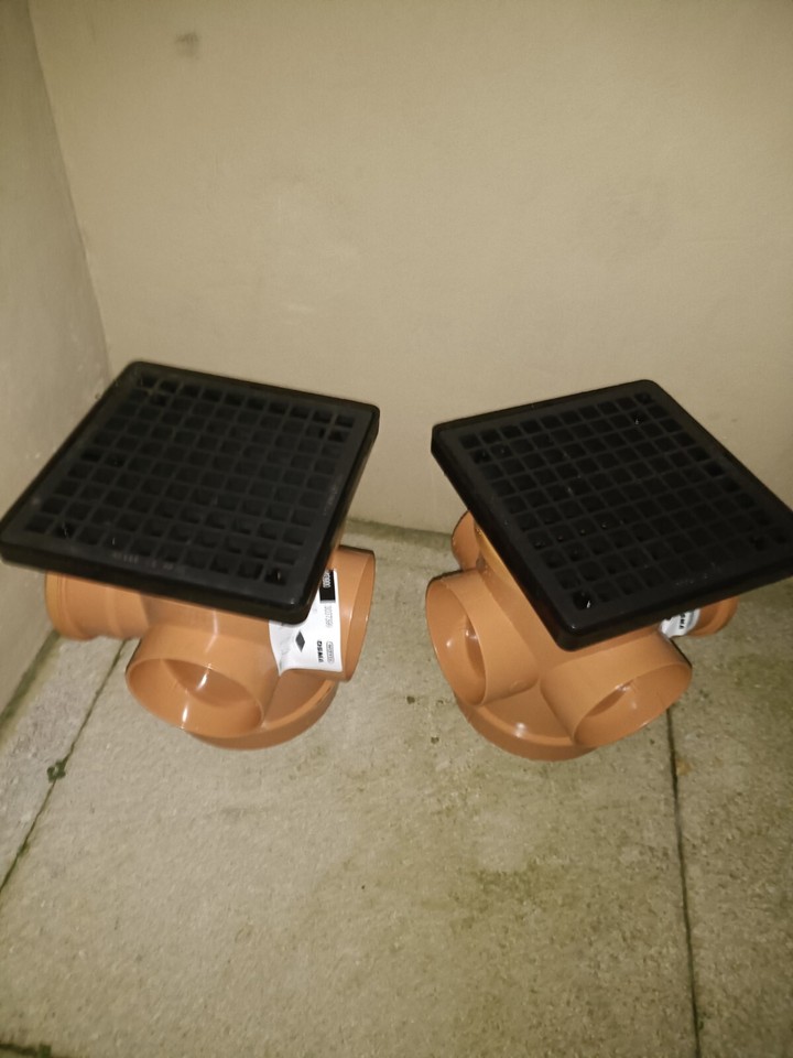 Osma Wavin Bottle Gully 87.5° 110mm 4D900 Underground Drainage X2 | eBay