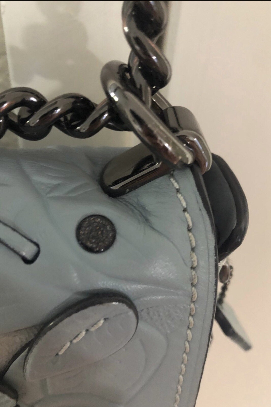 COACH Swagger 20 With Tea Rose Tooling In Black Leath… - Gem