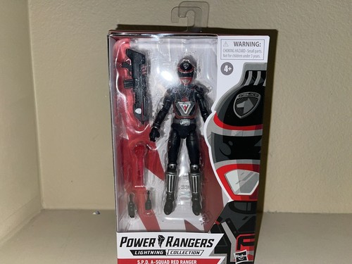 Hasbro Power Rangers Lightning Collection SPD A-Squad Red Ranger Action ...