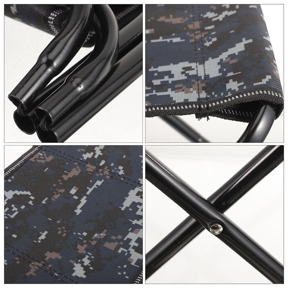 Camping Foldable Chair Portable Folding Bench Comfortable Fishing Stool ...