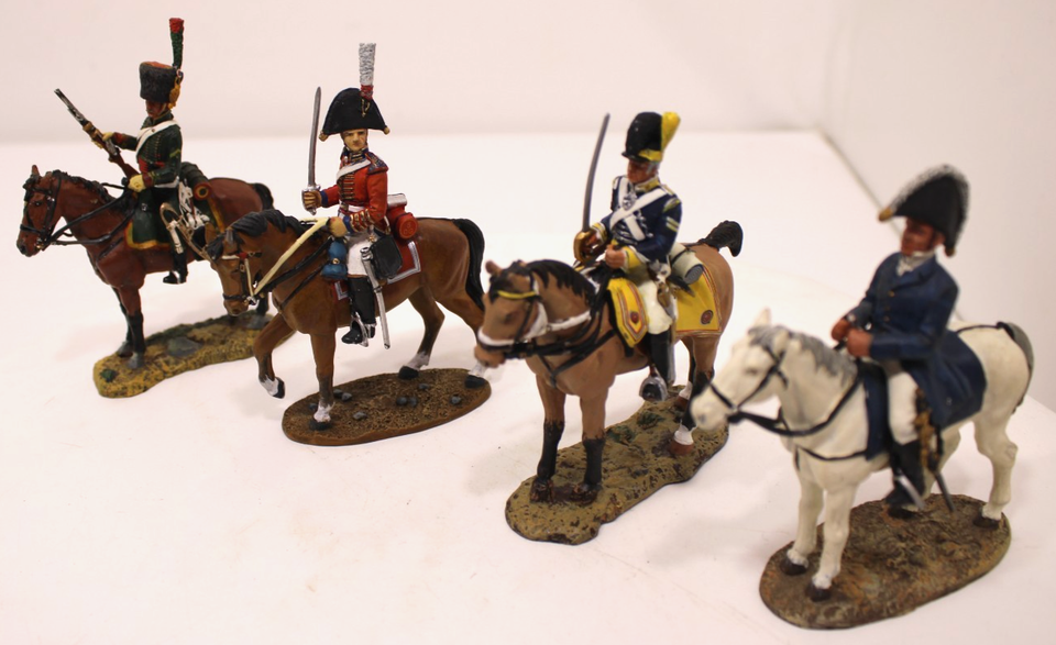 4X Del Prado Soldiers on Horseback, Napoleonic Wars Era 1:32 Scale | eBay