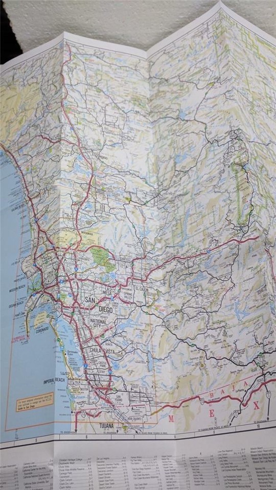 6 1997 Maps San Diego California AAA Auto Club Various Areas City ...