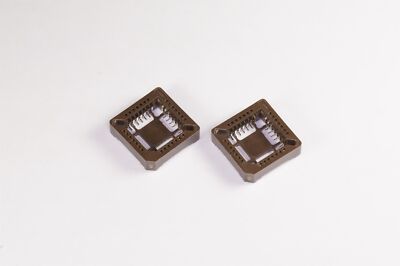 Lot of 2 PLCC-28-SMT-TT Robinson Nugent PLCC Chip Carrier Socket 28 ...