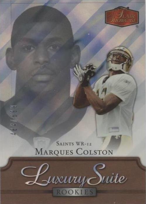 2006 Flair Showcase - Luxury Suite Rookies Marques Colston #122 /699 ...