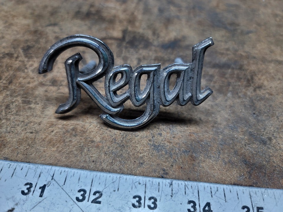 1978 - 1980 Buick Regal Script Grille Emblem Ornament Metal OEM GM ...