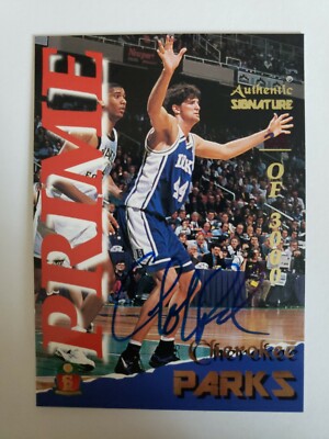 CHEROKEE PARKS 1995 SIGNATURE ROOKIE ON CARD ROOKIE AUTO #'D 23/3000 ...