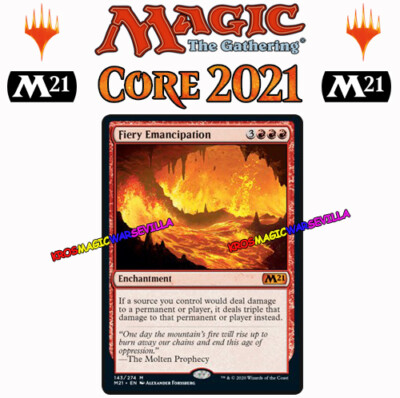 MTG Fiery Emancipation CORE SET 2021 ENGLISH NEW | eBay