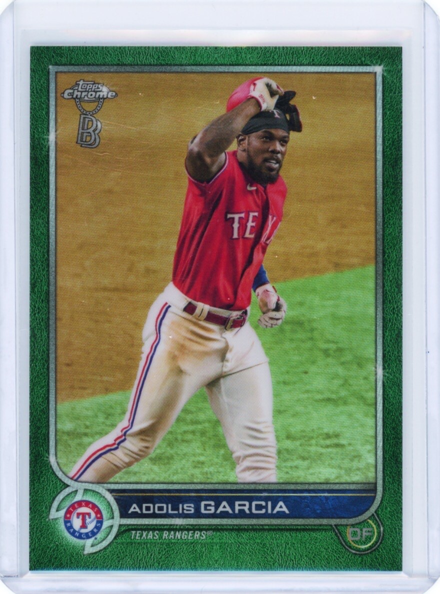 2022 Topps Ben Baller Adolis Garcia Green /99 | eBay