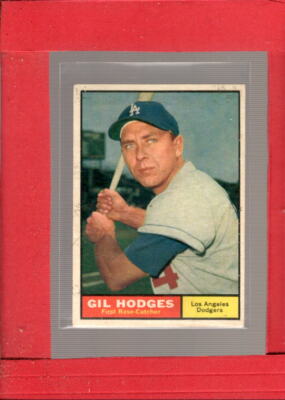1961 Topps #460 Gil Hodges VG/EX Very Good/Excellent Dodgers ID:61516 ...