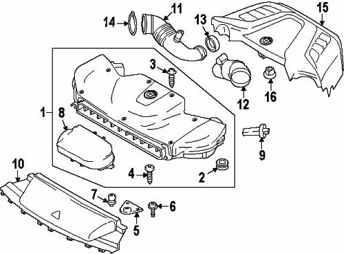 Genuine OEM BMW 13717638566 Air Filter Element for sale online | eBay