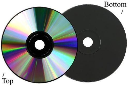 600-Pak Ridata Silver/BLACK 48X 80-Min CD-R's! Shiny-Silver Top, BLACK ...
