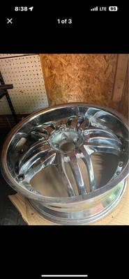 (Set of 4) Diablo Angel 20x8.5 5x4.5"/5x120 +35mm Chrome Wheels Rims 20 ...