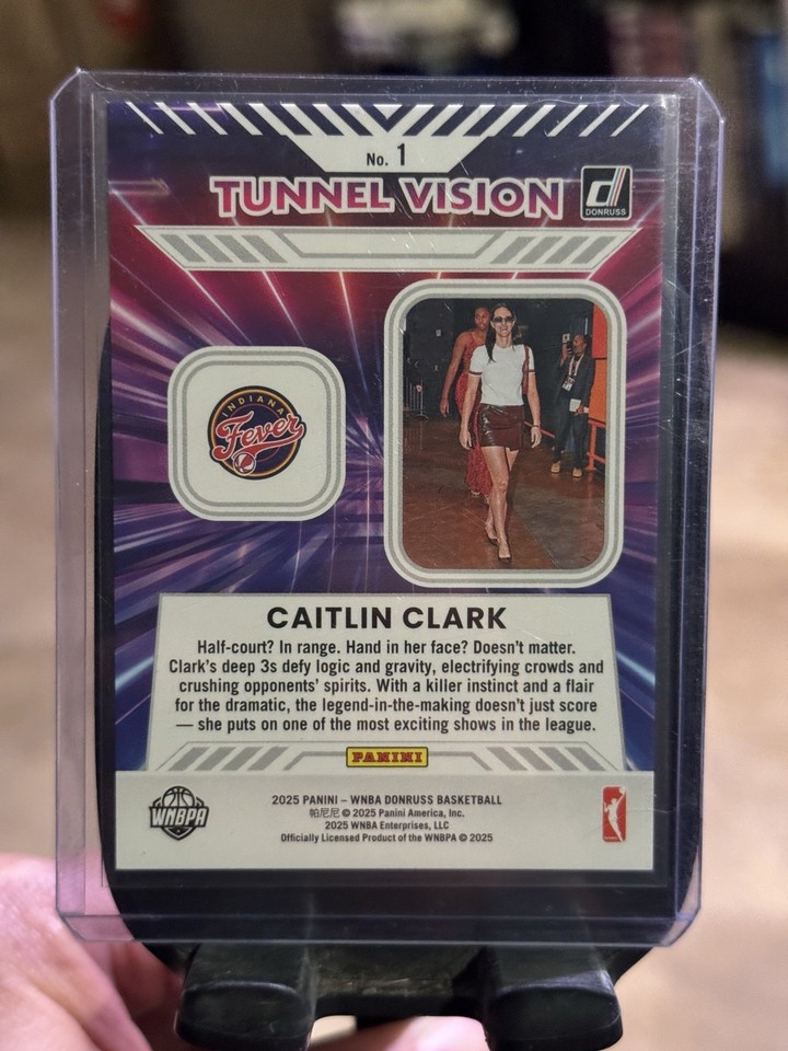 2025 Panini Donruss WNBA - Tunnel Vision Caitlin Clark #1 71/75 | eBay