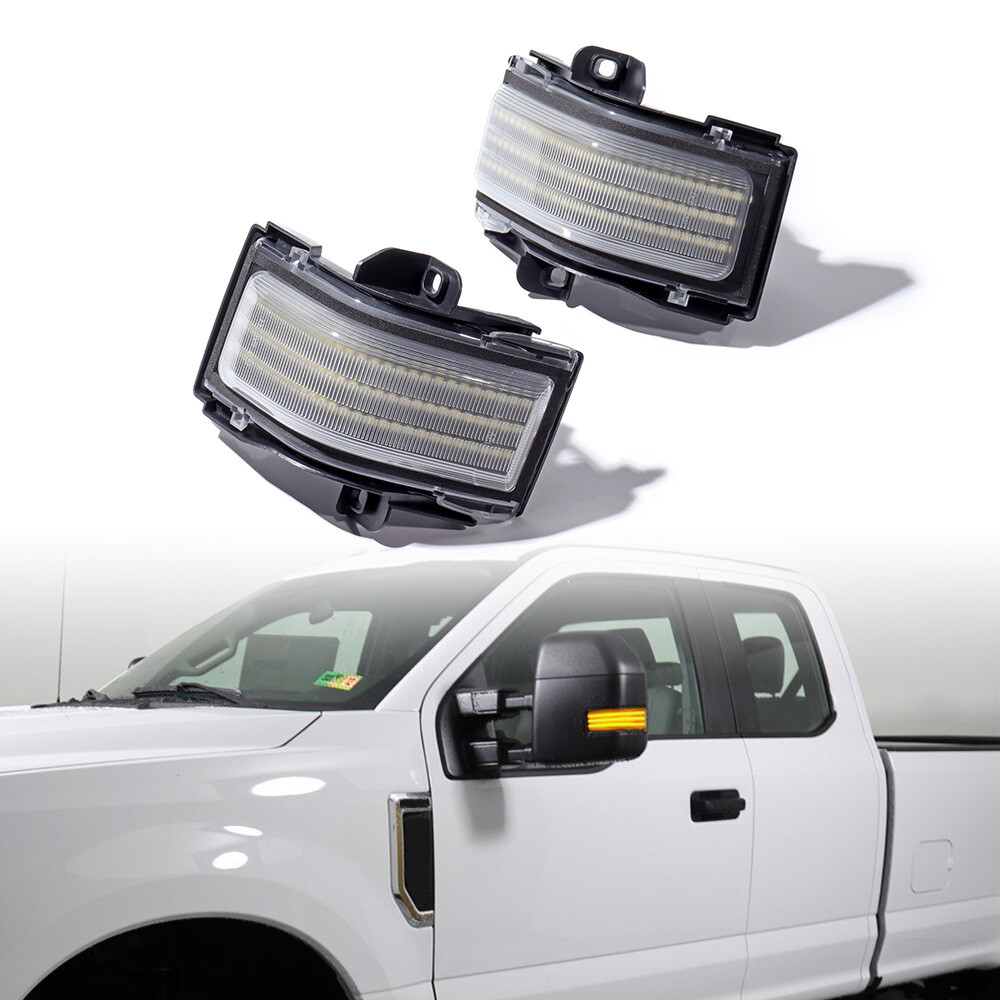 Sequential LED Side Mirror Lights for 17-22 Ford F250 F350 F450 F550 ...