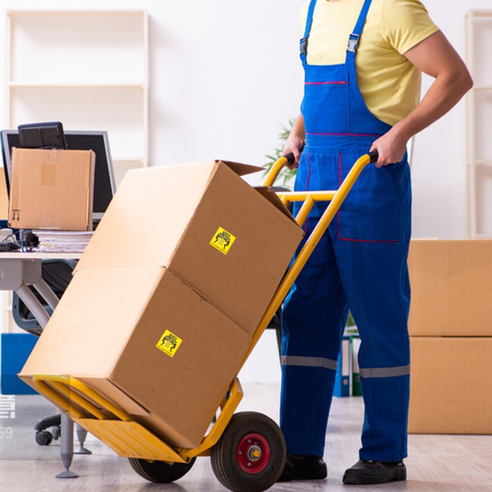 1 Roll Packaging Sticker Heavy Shipping Labels Team Lift Sticker ...