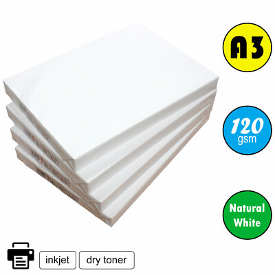MONDI A3 120gsm Natural White Multipurpose Premium Printing Paper 250 ...
