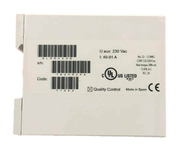 Fanox GL90 Integral Motor Protection Relay 30 - 60hp, 115V aux supply ...