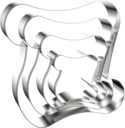 Scroll Cookie Cutter Set - 5 Inch, 4 Inch, 3 Inch, 2 Inch - 4 Piece ...