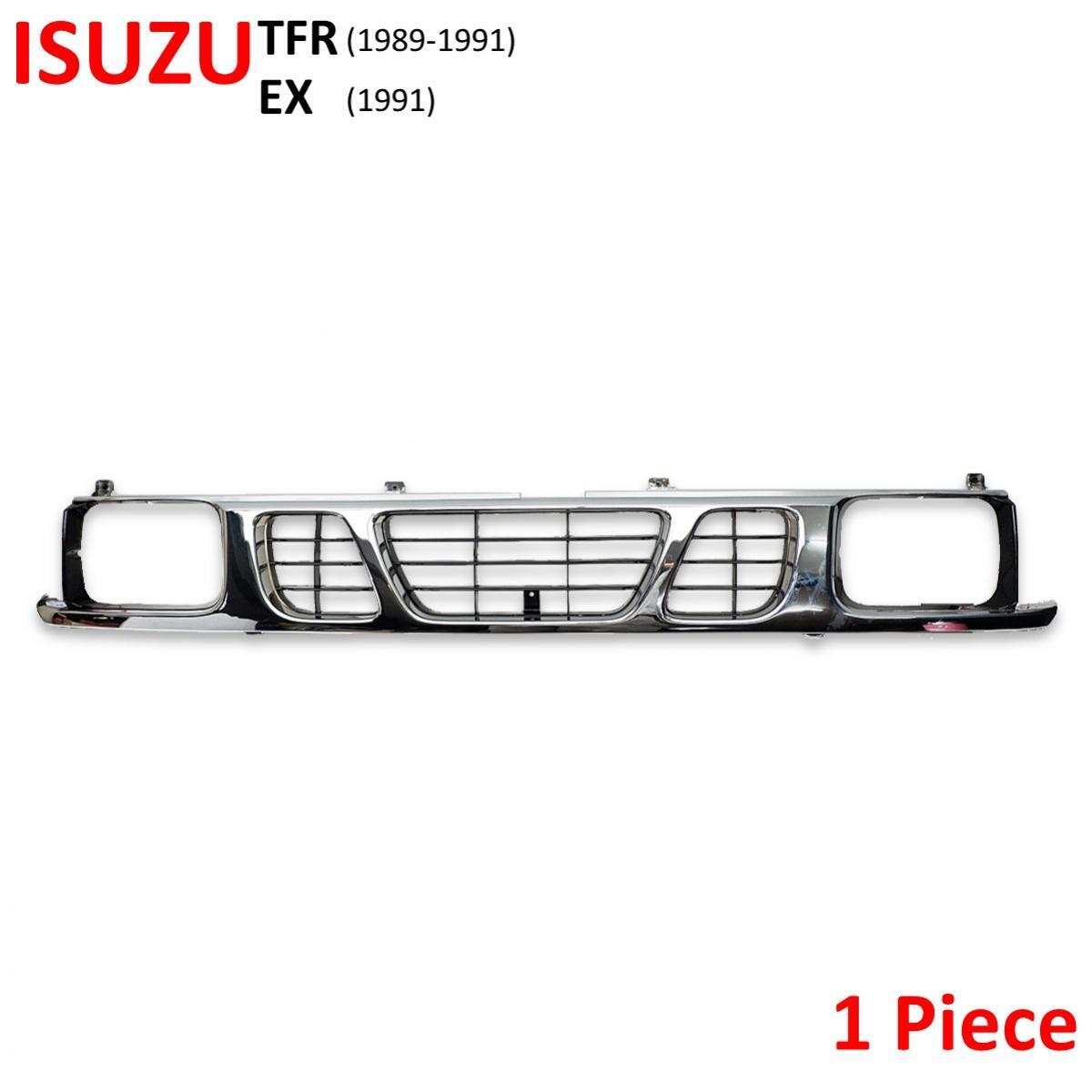 Chrome Front Grille Grill For Isuzu TFR TF Rodeo Pickup Truck 1989 ...
