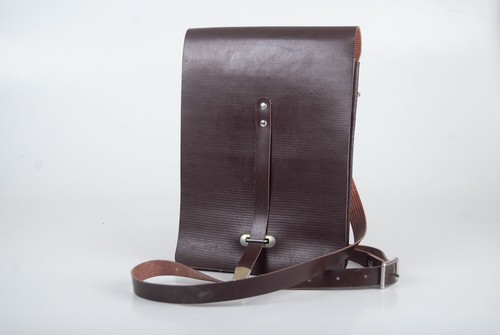 Soviet Military Map Bag, Brown Leather Messenger bag, USSR 1980s ...