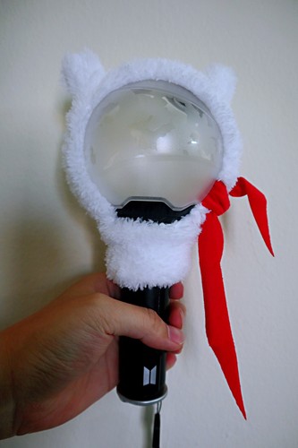 BTS BT21 ARMY Bomb Cover - RJ fits BTS light stick ver 2&3 with free ...