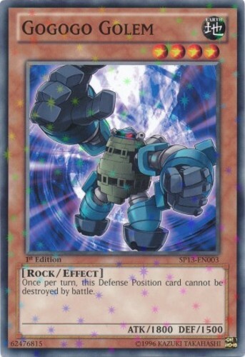 Gogogo Golem - SP13-EN003 - Starfoil Rare - Unlimited Edition x3 - Near ...