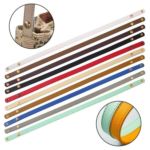 PU Leather Shoulder Bag Strap with Snap Handbag Band Handle Gift Box ...