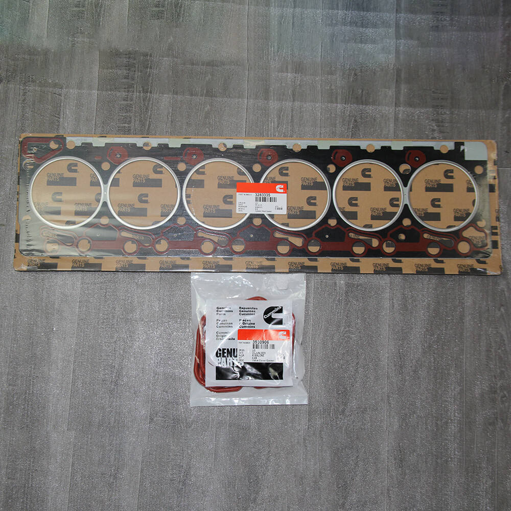 3283335 Head Gasket w/ 6 Valve Cover Gaskets For 89-98 Dodge Cummins 5. ...
